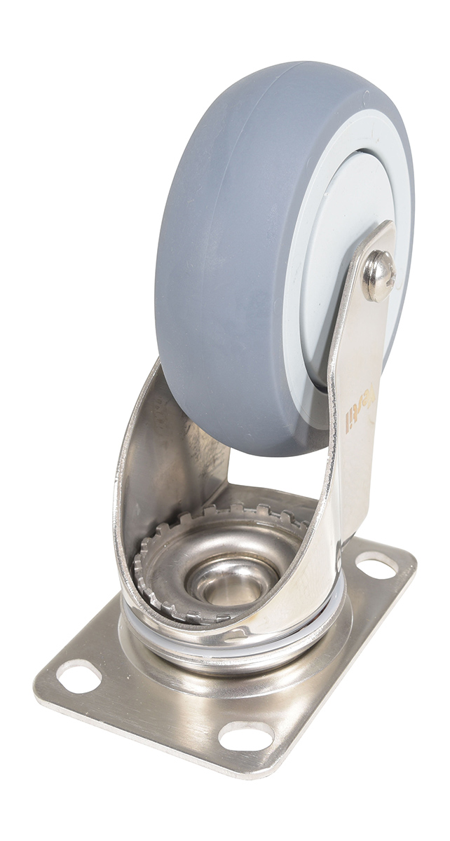 TPR(Thermoplastic Rubber) On Stainless Steel Casters (CST-E-SS-TPR ...
