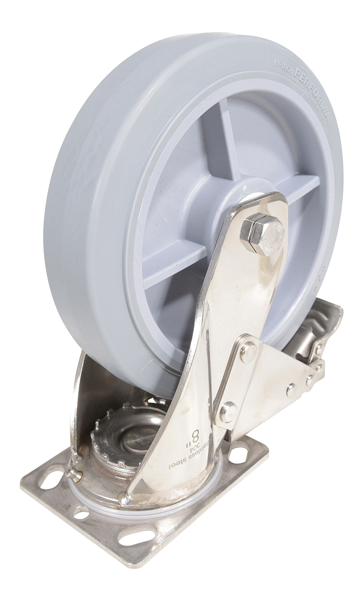 TPR(Thermoplastic Rubber) On Stainless Steel Casters (CST-E-SS-TPR ...